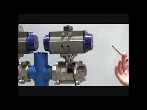 GO Industrial | Series BLSDA - Double Acting Stainless Steel Ball Valve