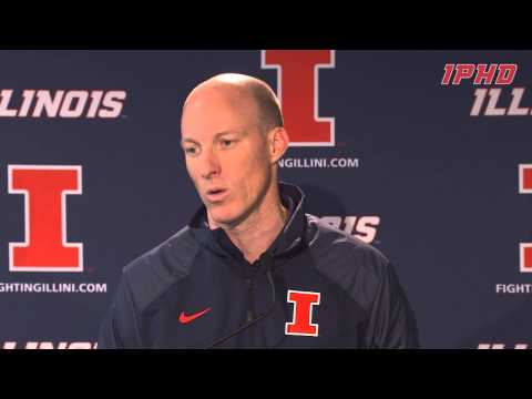 Illinois Men's Basketball Coach John Groce Press Conference 11/13/14