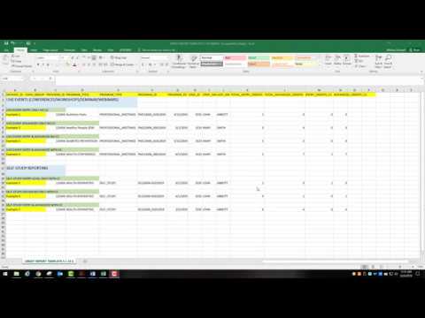 NCHEC Provider Reporting Template