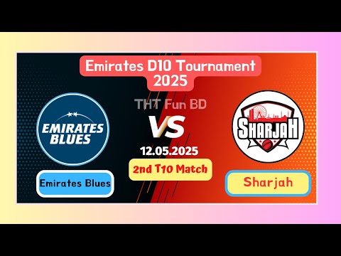 Emirates Blues vs Sharjah | EMB v SHA | Emirates D10 Tournament Live Score Streaming & Updates 2024