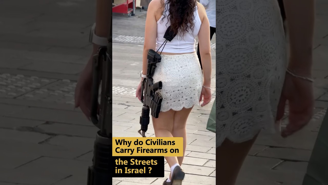 Why Civilians carry Weapons in the streets #israel #IDF #Jerusalem
