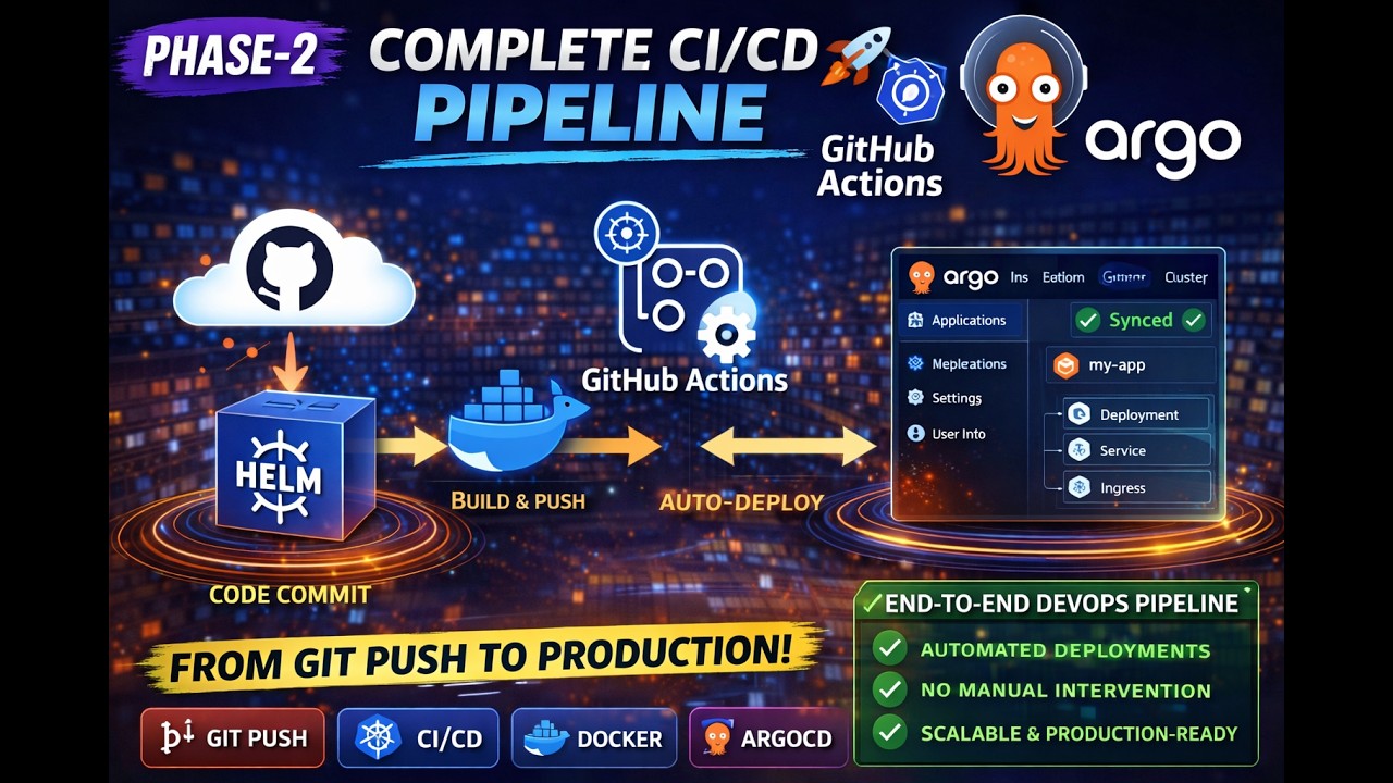 From Git Push to Production 🔥 CI/CD with GitHub Actions + ArgoCD