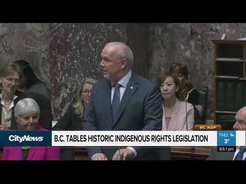 B.C. tables historic Indigenous rights legislation