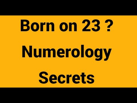 Numerology Number 23 as birth number