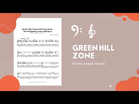 Green Hill Zone Piano Sheet Music