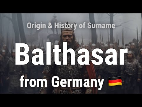 Balthasar from Germany 🇩🇪 - Meaning, Origin, History & Migration Routes of Surname