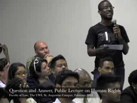 Faculty of Law, Public Lecture on Human Rights — Q&A 4 "hate speech"