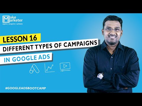 Google Ads Course | Types of Campaigns & Objectives in Google Ads | Lesson 16