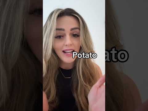Correct pronunciation of words to improve vocabulary #potato #improvevocabulary