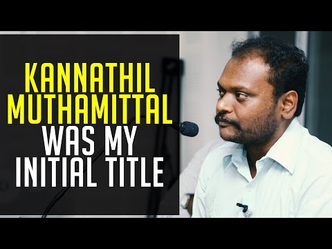 Bramma G - "Kannathil Muthamittal Was My Initial Title" - BOFTA ...
