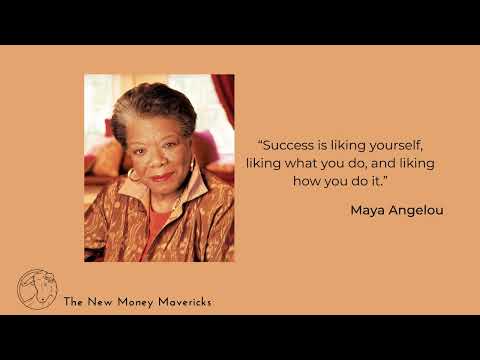 Maya Angelou on the definition of success.