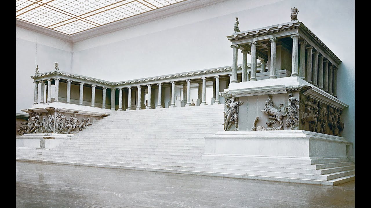 Great Altar of Zeus and Athena at Pergamon - Smarthistory/Khan Academy (x1.25)