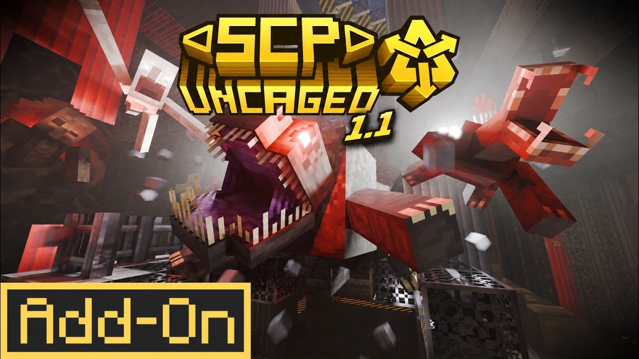SCP UNCAGED 1.1 ADDON Adds SCP-079, New Blocks & Facility Systems to Minecraft!