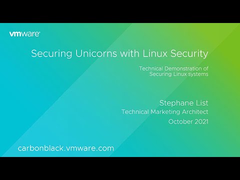 Linux security with VMware Carbon Black Cloud
