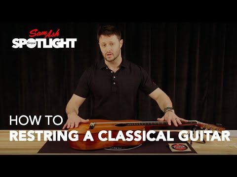 How to Restring a Classical Guitar | with D'Addario