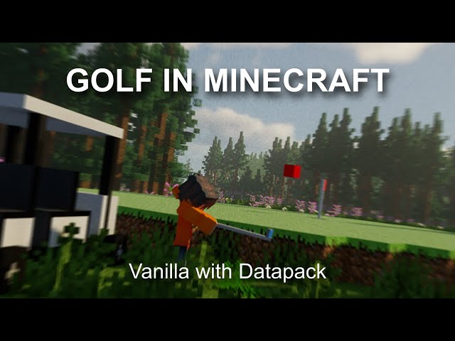 Golf in Minecraft with Realistic Physics 1.21.x (Datapack + Resource ...