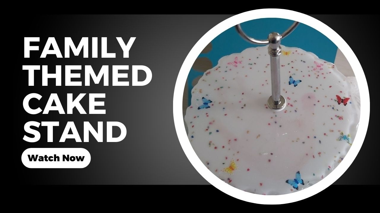 Wendy Creates A Family Themed Cake Stand (Full Tutorial)