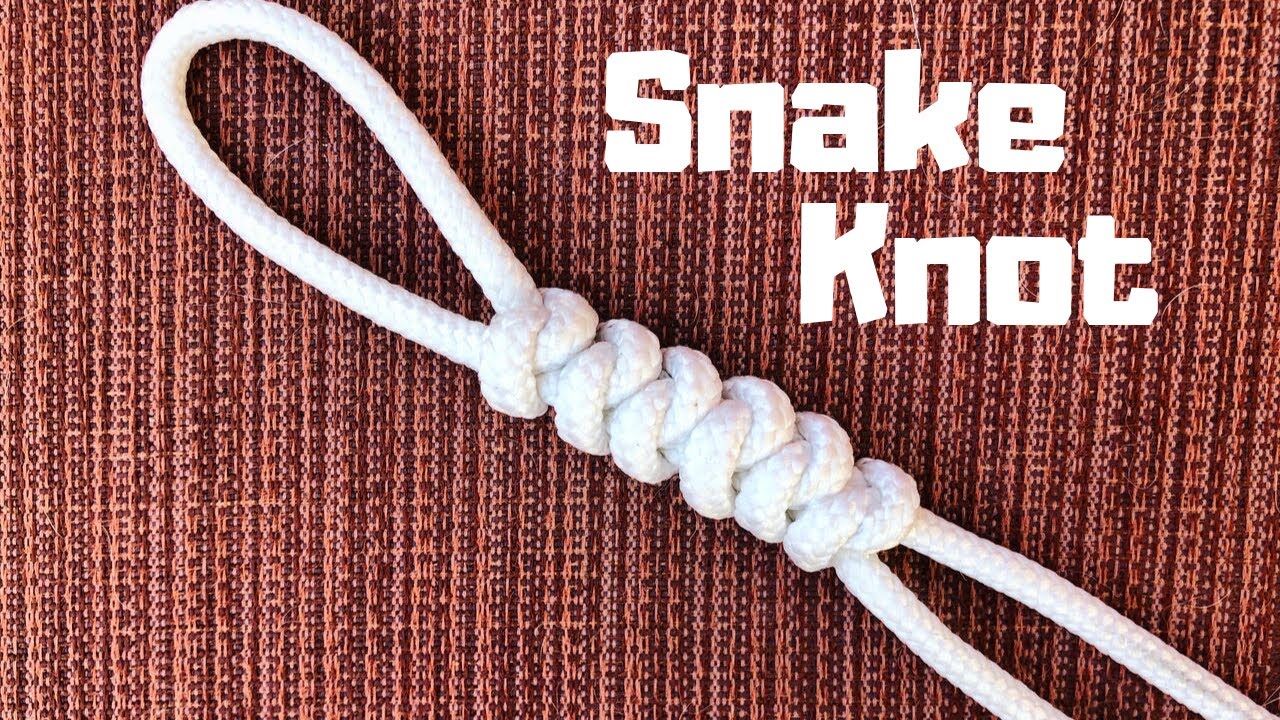 How to tie the Snake Knot (easy method)
