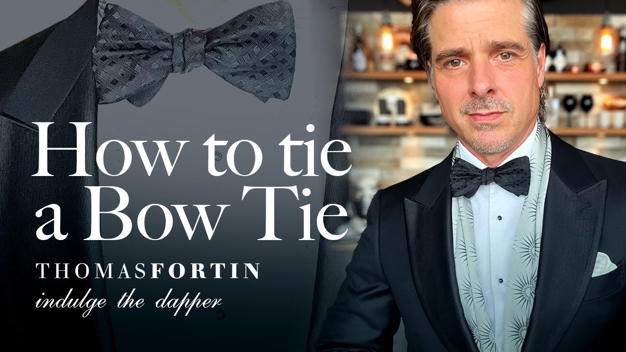 How to tie a bow tie for a black tie event, and tips on what to consider for your black tie occasion