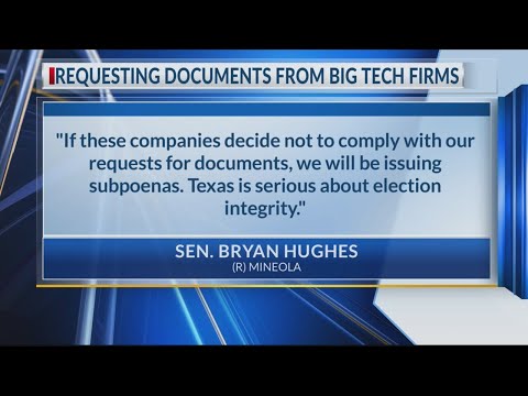 Major tech companies subpoenaed by Texas committee for potential election interference