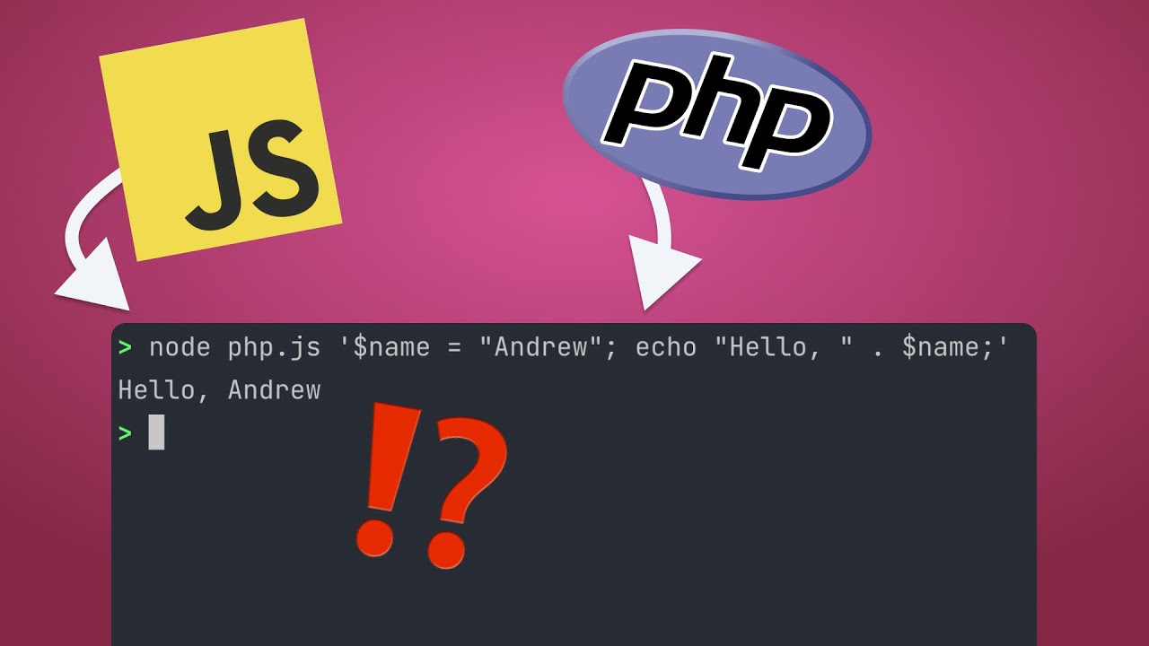 Running PHP with... JavaScript?!