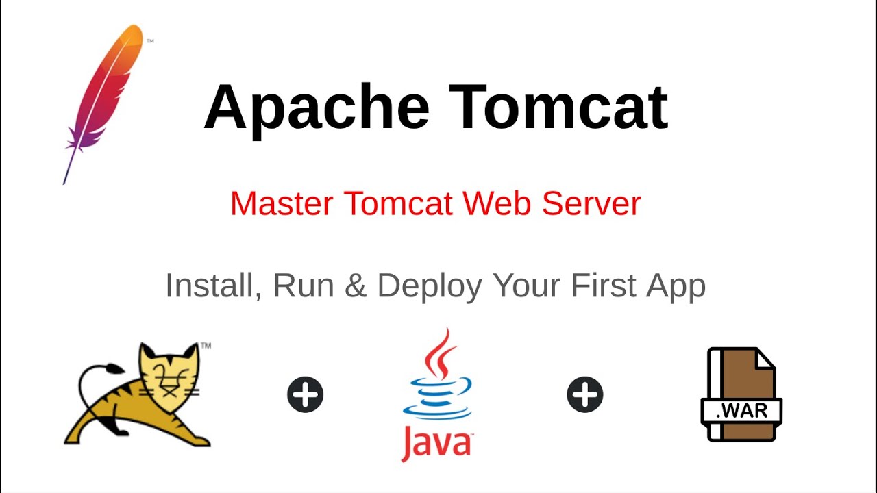 Apache Tomcat | Master Tomcat Web Server | Install | Run | Deploy your first java webapp