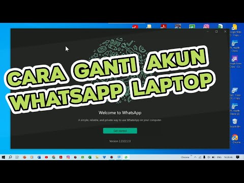 Cara Mengganti Akun WA di Laptop / PC - How to Change WhatsApp Account on Laptop