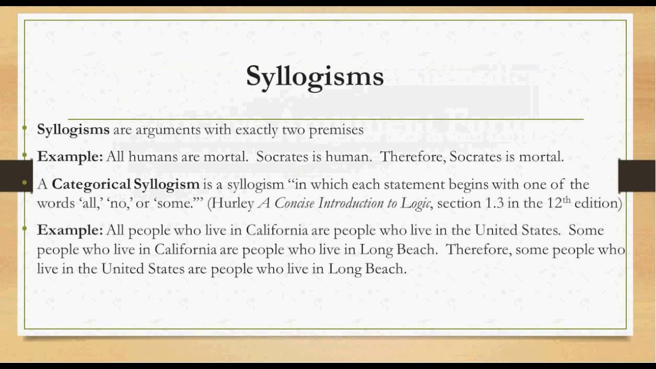 1.3 Deductive Argument Forms