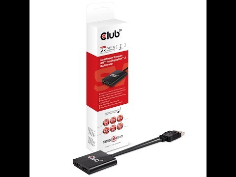 CSV-5200 Multi Stream Transport (MST) Hub DisplayPort Video Splitter