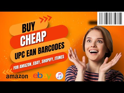 BUY UPC EAN BARCODES FOR AMAZON, SHOPIFY, EBAY, ITUNES - BUY BARCODES CHEAP AND AFFORDABLE ONLINE