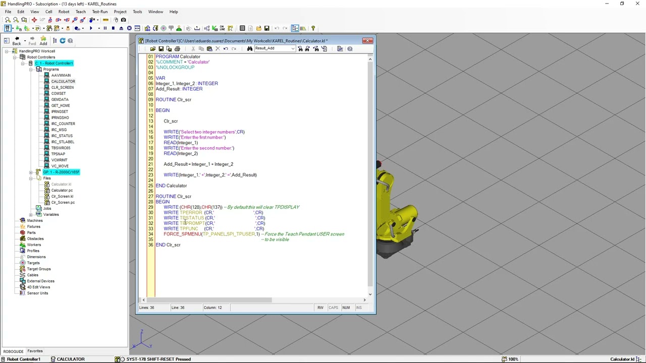KAREL Programming Routines