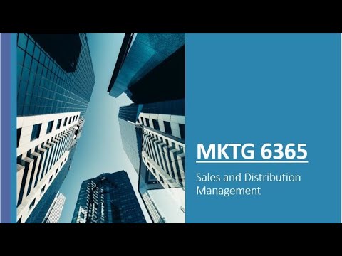 Sales and Distribution Management