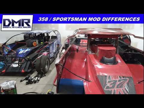 The differences in a 358 modified and sportsman crate modified. DIRTcar northeast style.
