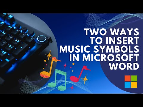 How to Find and Insert Music Symbols in Microsoft Word#Word #microsoftword