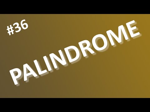 Word Count #36 - Palindrome. Learn New Words Everyday. English Vocabulary Builder.