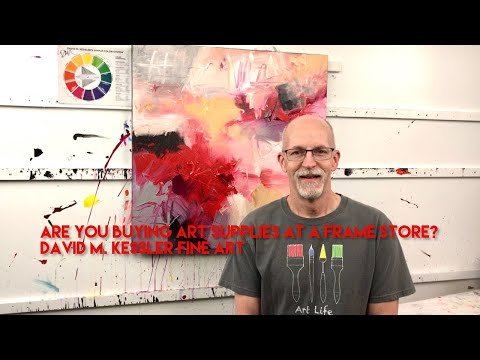 Are You Buying Art Supplies at a Frame Store?