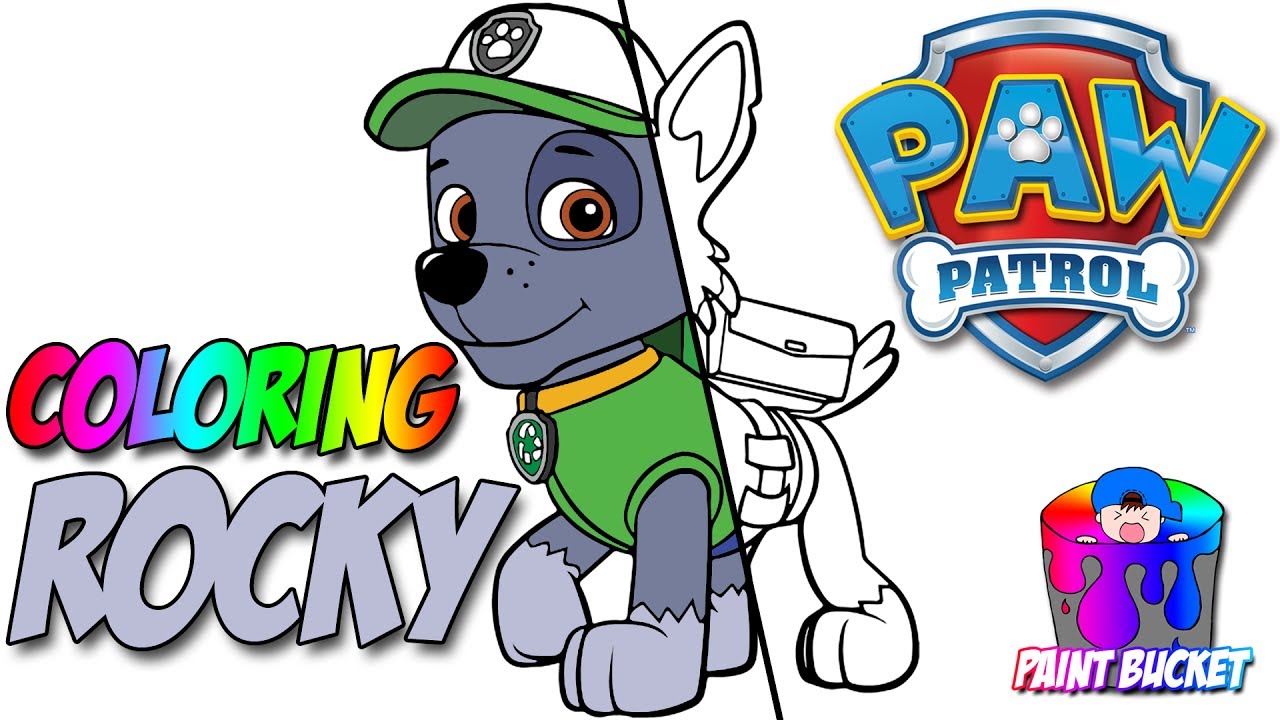 PAW Patrol Coloring Book - Rocky Episode Colouring Pages from Nickelodeon Nick Jr.