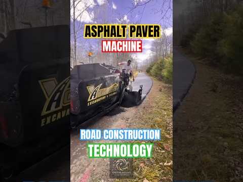 Road Construction Process: How an Asphalt Paver Works!