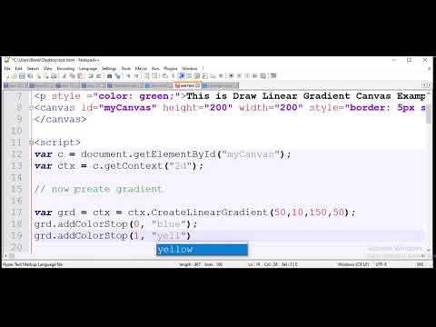 How to Fill Color Canvas in HTML