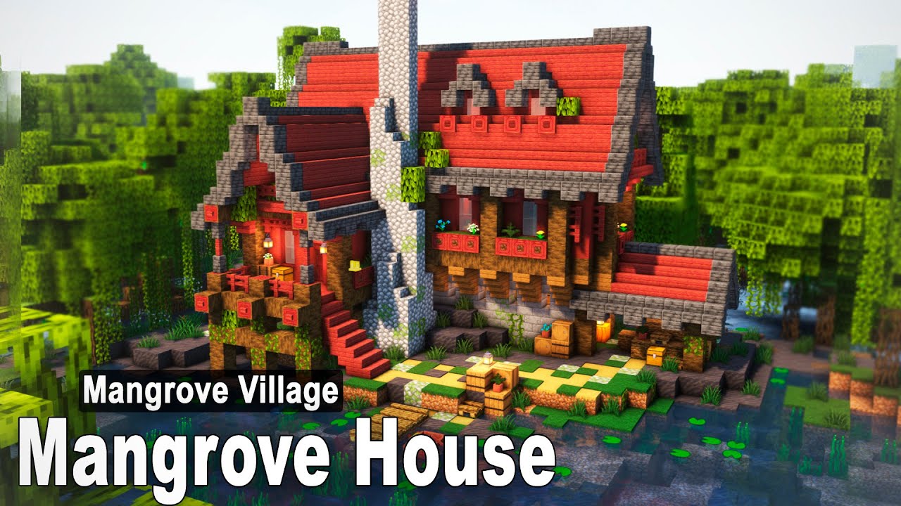 Minecraft: How to build a Mangrove House | Easy Tutorial - Minecraft ...