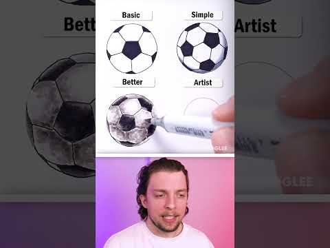 How To Draw Footballs Noob Vs Pro
