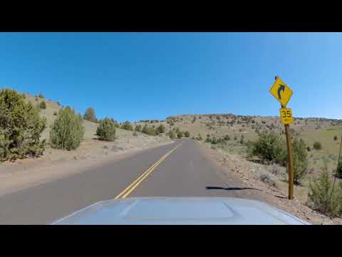 Driving the "Journey Through Time" Oregon scenic byway.