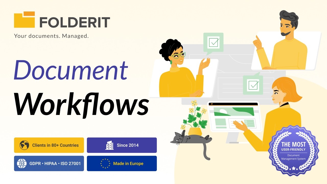Automated Document Workflows in Document Management System Software Folderit