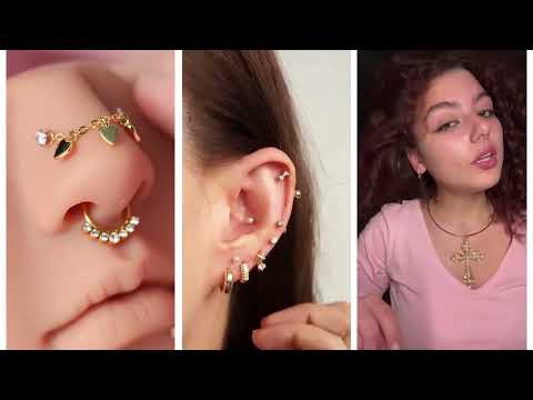 2024 Piercing Earrings | EricaJewls New Arrival | Hoop Earrings | Chain Earrings | Birthstone