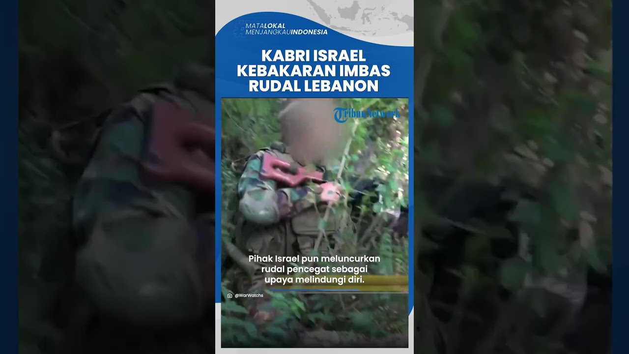 Kawasan Kabri Israel Kebakaran Buntut Rudal Anti-tank dari Lebanon, IDF ...