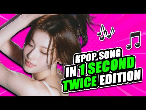 SONG IN 1 SEC #7: TWICE EDITION | KPOP QUIZ