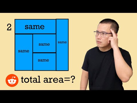 How can we do that? 5 equal-area rectangles in a square problem. Reddit geometry r/theydidthemath
