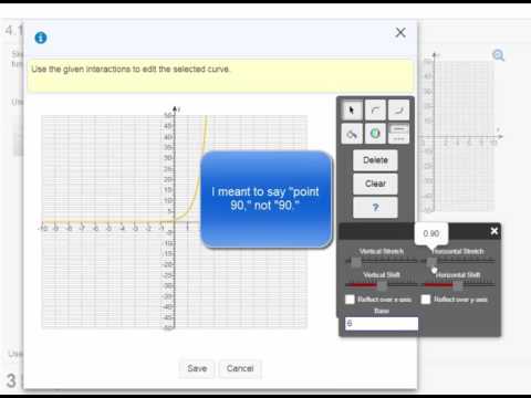 Graphing Exponential Functions on MathXL
