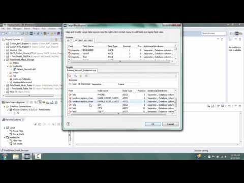 Basic Data Masking and Encryption Demonstration