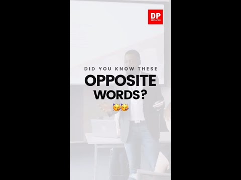 5 Opposite words you should learn 📚 Download the DP Education Mobile App today for FREE 🔥 #Shorts